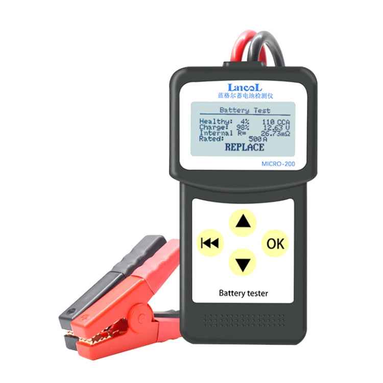 MICRO-200 Car Battery Tester Battery Internal Resistance Life Analyzer ...